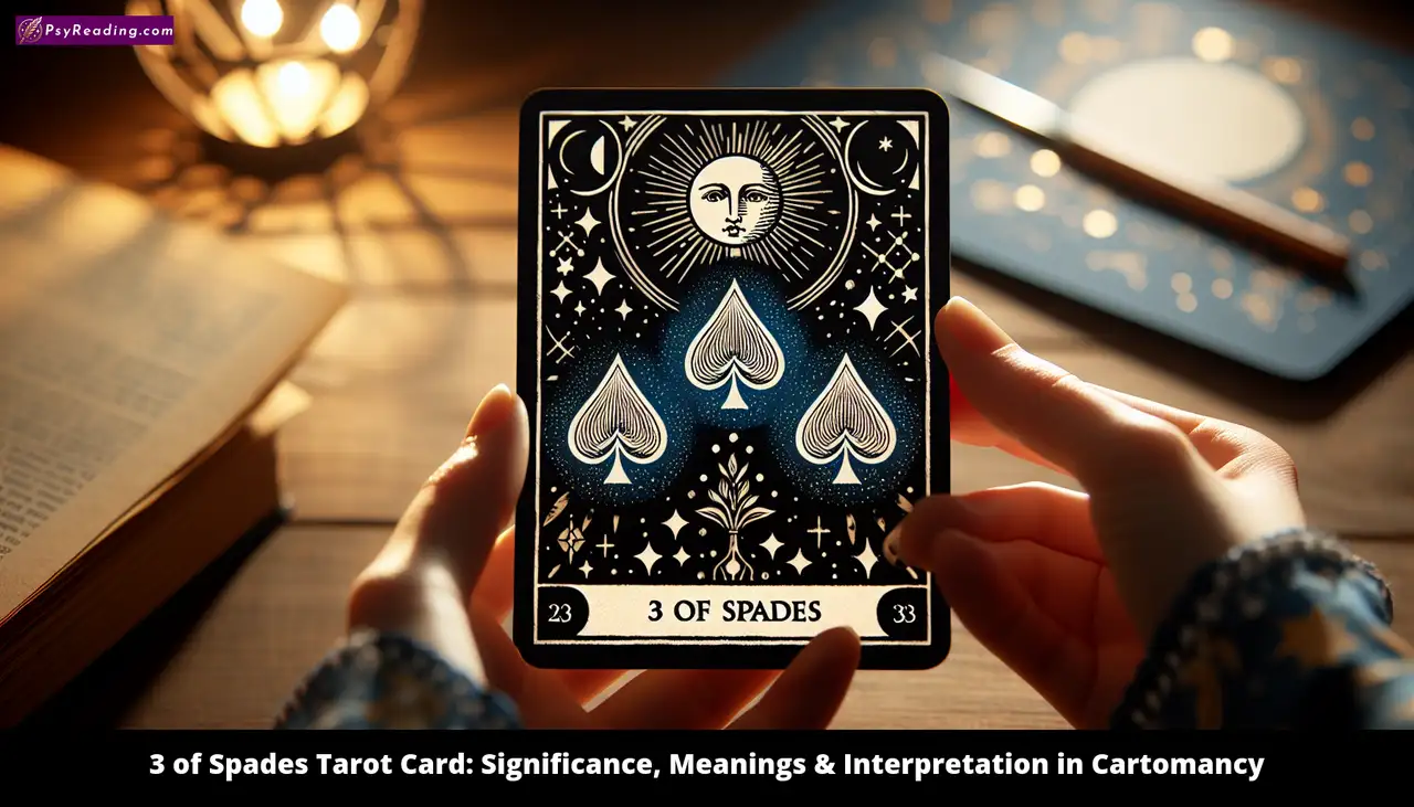 3 of Spades Tarot Card: Significance, Meanings & Interpretation in Cartomancy